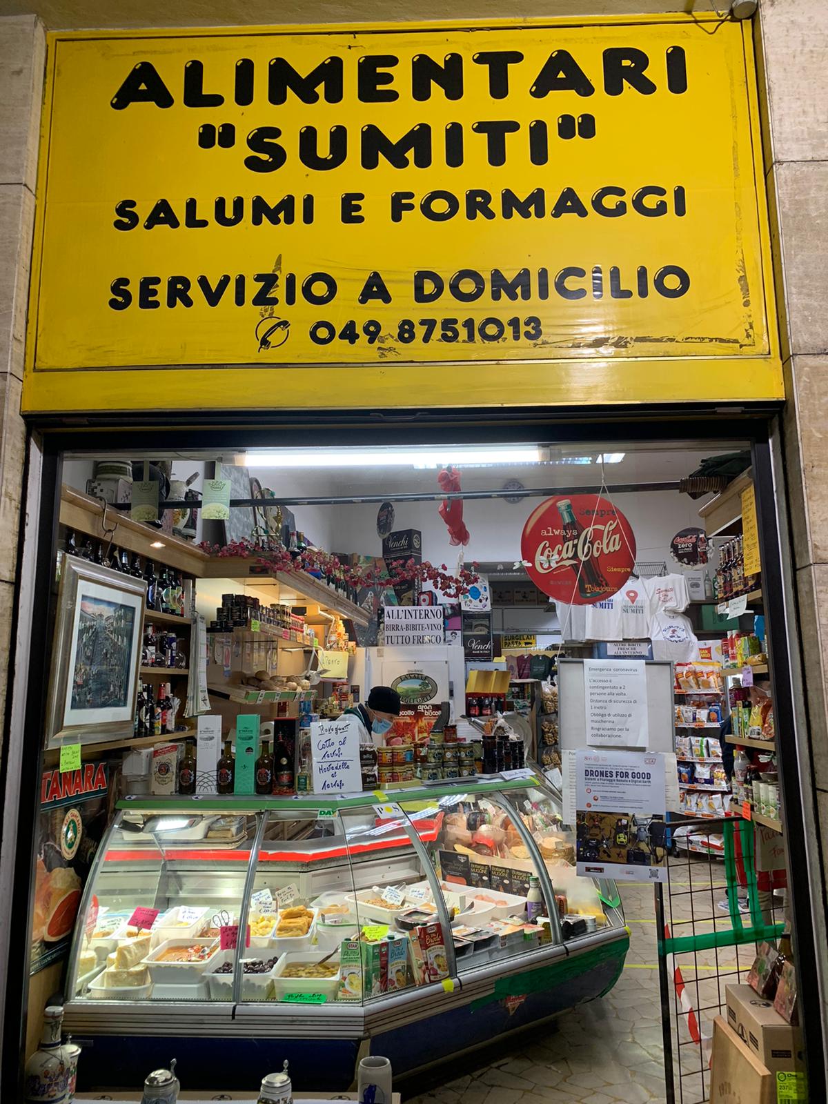 Alimentari Sumiti | Salumi, formaggi e panini - Consegna a domicilio